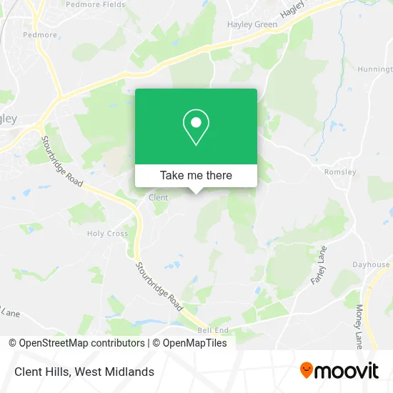 How to Get to Clent Hills in Belbroughton & Romsley by Bus?