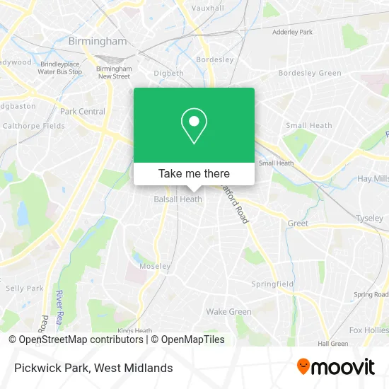 How to Get to Pickwick Park in Sparkbrook & Balsall Heath East by Bus ...