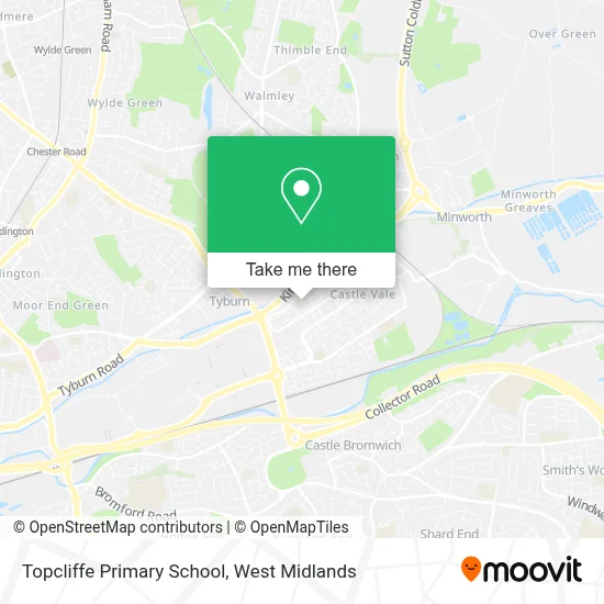 How to Get to Topcliffe Primary School in Castle Vale by Bus or Train?