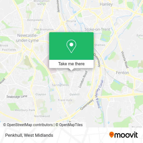 How to Get to Penkhull in Penkhull And Stoke by Bus?