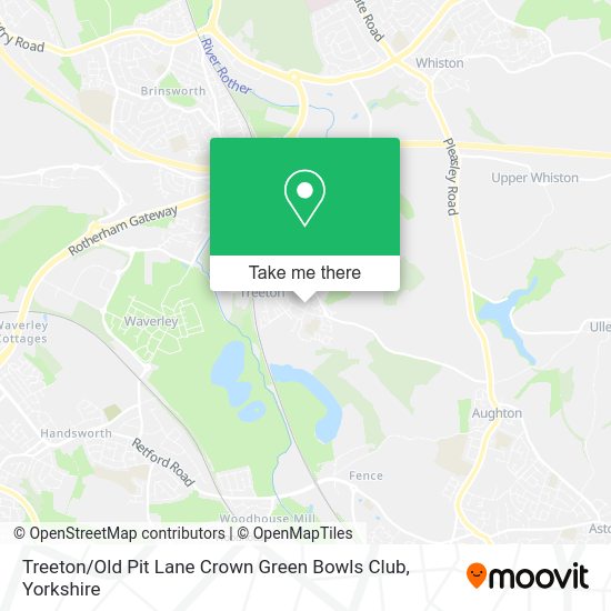 How to Get to Treeton / Old Pit Lane Crown Green Bowls Club by Bus ...