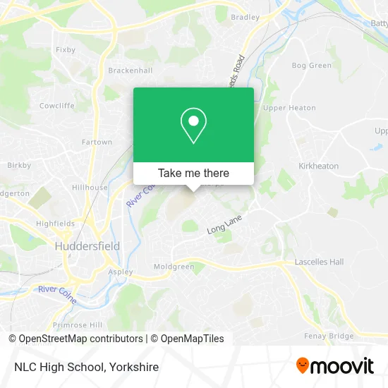 How to Get to NLC High School in Huddersfield by Bus or Train?