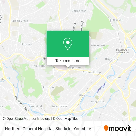 How to Get to Northern General Hospital, Sheffield by Bus or Train?