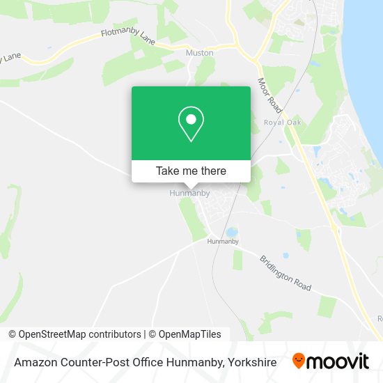 How to Get to Amazon Counter-Post Office Hunmanby by Bus or Train?