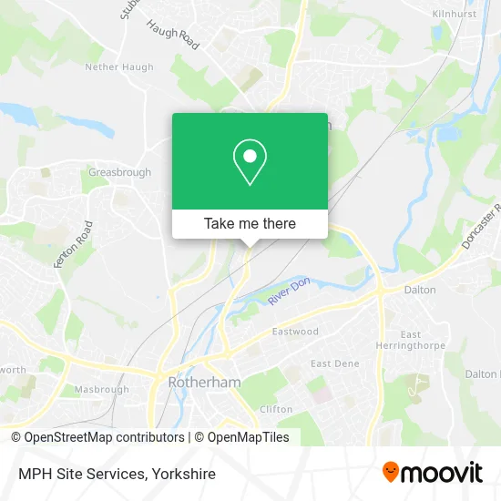How to Get to MPH Site Services in Rotherham by Bus, Train or Light Rail?