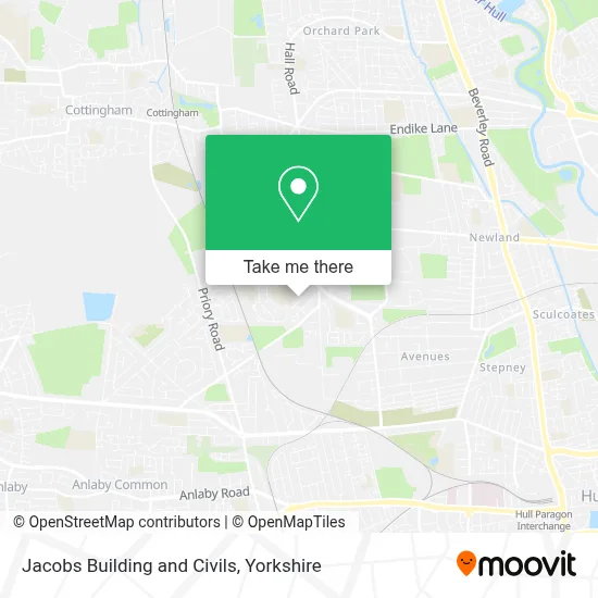 How to Get to Jacobs Building and Civils in Hull by Bus or Train?