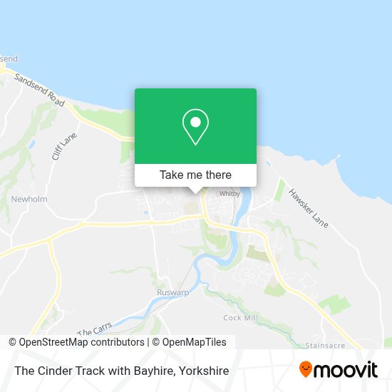 How to Get to The Cinder Track with Bayhire in Whitby by Bus?