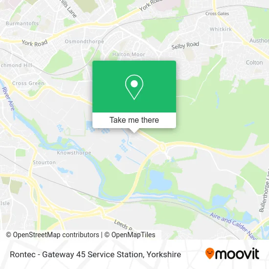 How to Get to Rontec - Gateway 45 Service Station in Leeds by Bus?