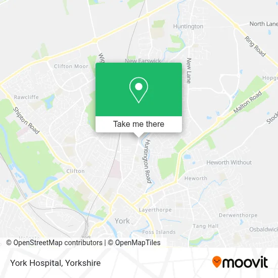 How to Get to York Hospital by Bus?