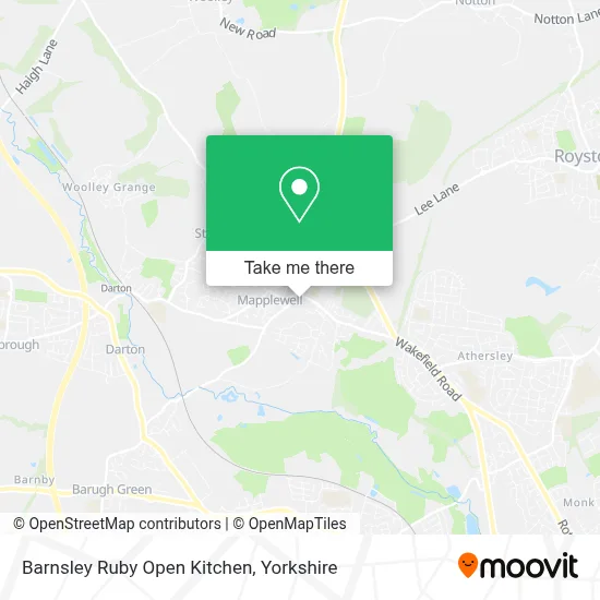 How to Get to Barnsley Ruby Open Kitchen by Bus or Train?