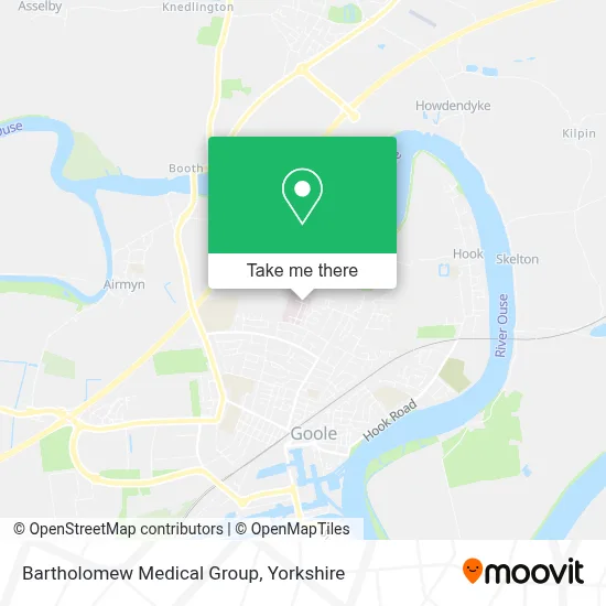 How to Get to Bartholomew Medical Group in Goole by Bus or Train?