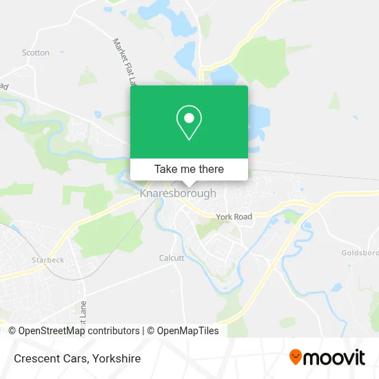 How to Get to Crescent Cars in Knaresborough by Bus or Train?