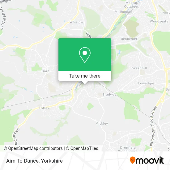 How to Get to Aim To Dance in Sheffield by Bus or Train?