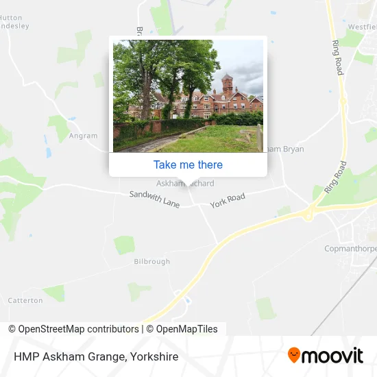How to Get to HMP Askham Grange in Askham Richard by Bus?