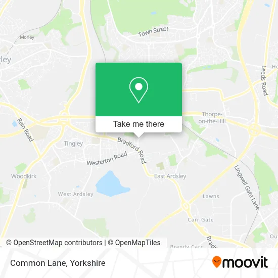 How to Get to Common Lane in Leeds by Bus or Train?