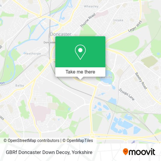 How to Get to GBRf Doncaster Down Decoy by Bus or Train?