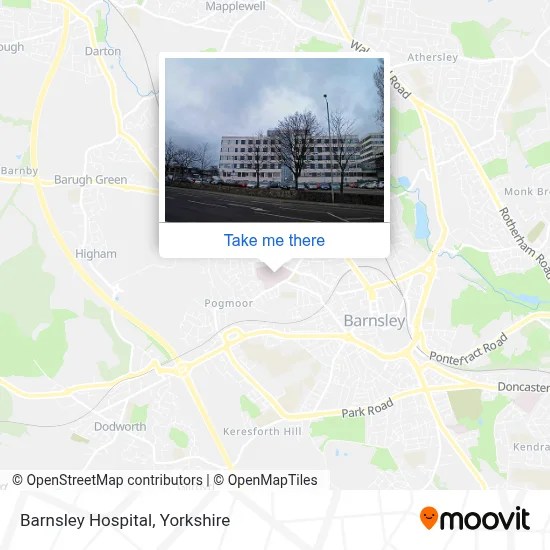 How to Get to Barnsley Hospital by Bus or Train?