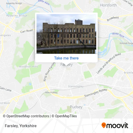 How to Get to Farsley in Leeds by Bus or Train?