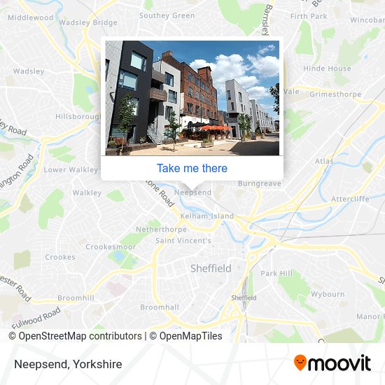 How to Get to Neepsend in Sheffield by Bus, Light Rail or Train?