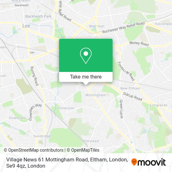 How to get to Village News 61 Mottingham Road, Eltham, London, Se9 4qz ...