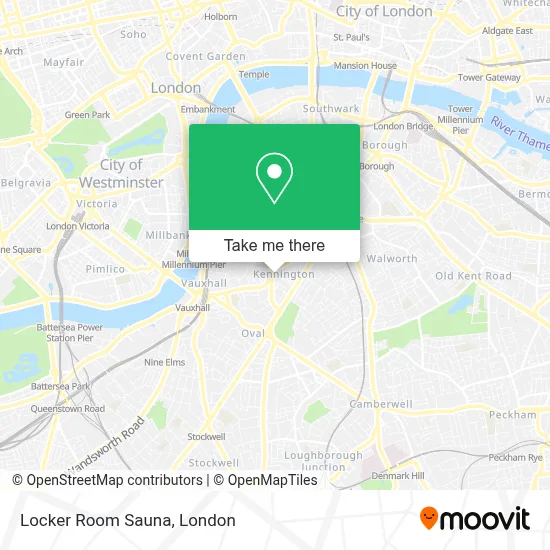 How to Get to Locker Room Sauna in Kennington by Bus, Tube or Train?