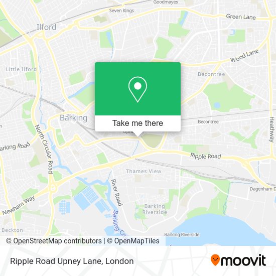 How to Get to Ripple Road Upney Lane by Bus, Train or Tube?