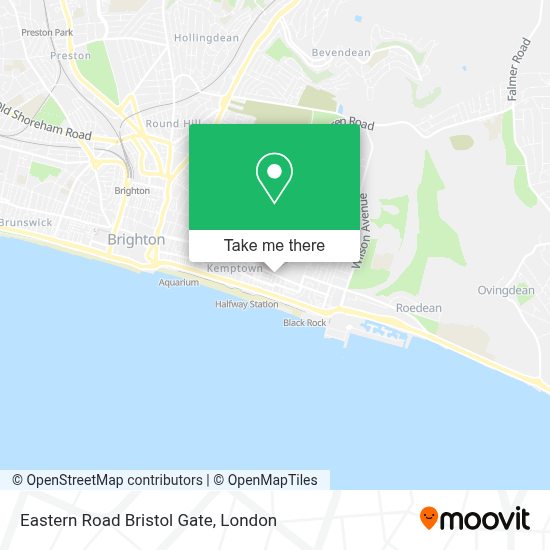 How to Get to Eastern Road Bristol Gate in Brighton And Hove by Bus or ...