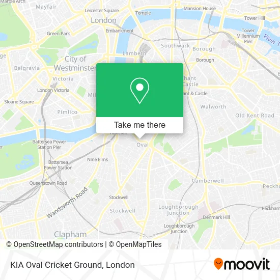 How to Get to KIA Oval Cricket Ground by Train or Bus?