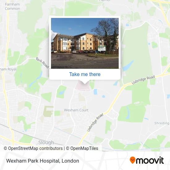 How to Get to Wexham Park Hospital in Slough by Bus or Train?