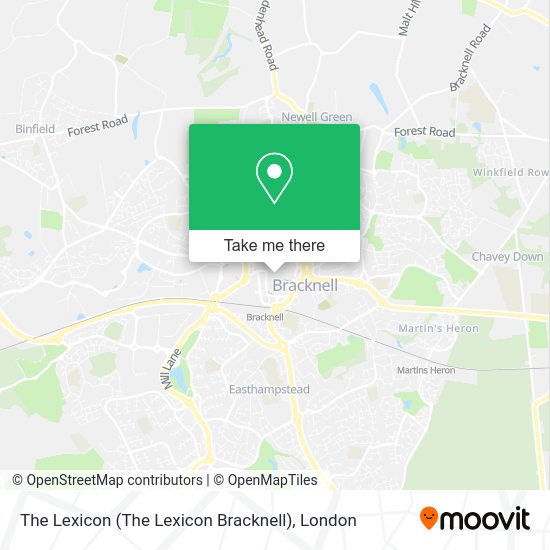 How to Get to The Lexicon (The Lexicon Bracknell) by Bus or Train?