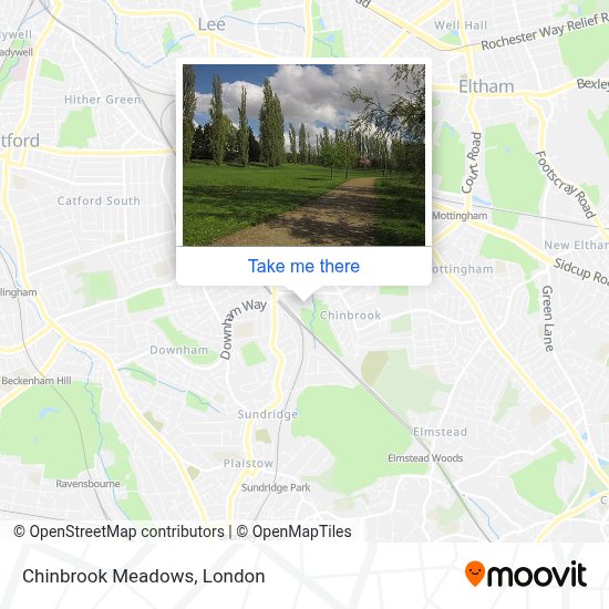 How to get to Chinbrook Meadows in Grove Park by bus, train, Tube or DLR?