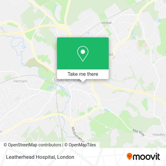 How to Get to Leatherhead Hospital by Bus or Train?