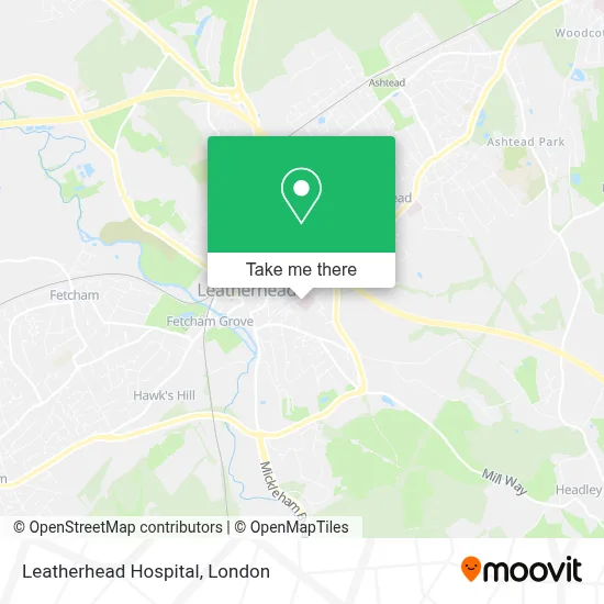 How to Get to Leatherhead Hospital by Bus or Train?