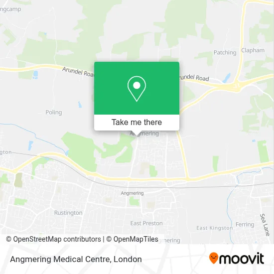 How to Get to Angmering Medical Centre in Arun by Bus or Train?
