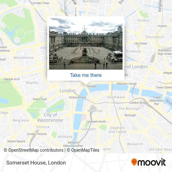 How to Get to Somerset House in Covent Garden by Bus, Tube or Train?