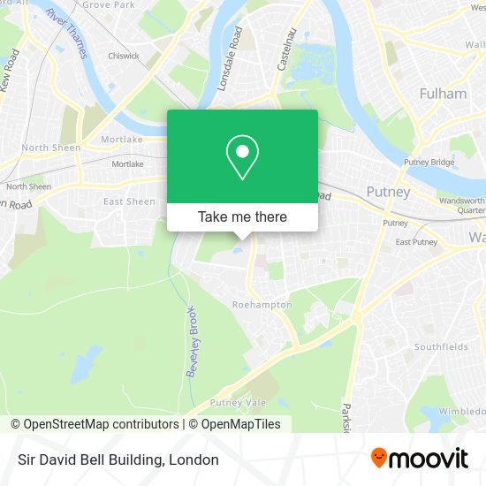 How to Get to Sir David Bell Building in Roehampton by Bus, Tube or Train?