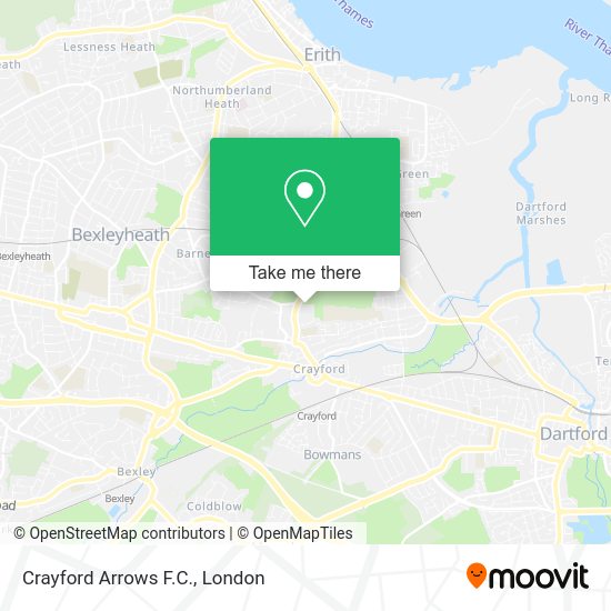 How to Get to Crayford Arrows F.C. by Bus or Train?