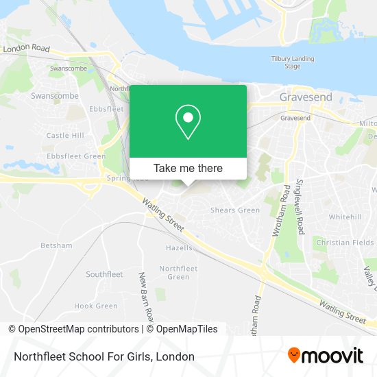 How to Get to Northfleet School For Girls in Gravesend by Bus, Train or ...