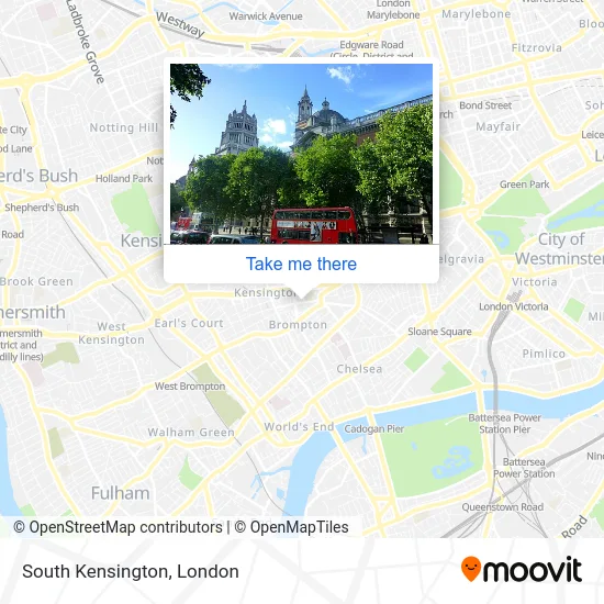 How to Get to South Kensington by Bus, Tube or Train?