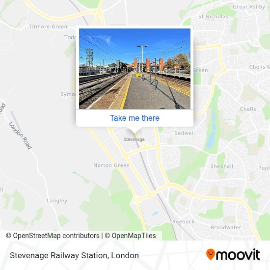 How to Get to Stevenage Railway Station by Bus or Train?