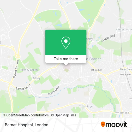 How to Get to Barnet Hospital by Bus, Tube or Train?