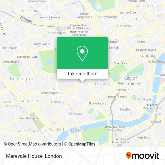 How to Get to Merevale House in Knightsbridge by Bus, Tube or Train?