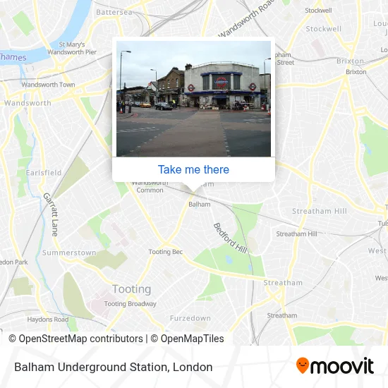 How to Get to Balham Underground Station by Bus, Tube or Train?