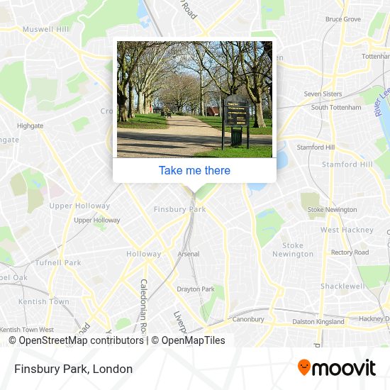 How to Get to Finsbury Park by Tube, Bus or Train?