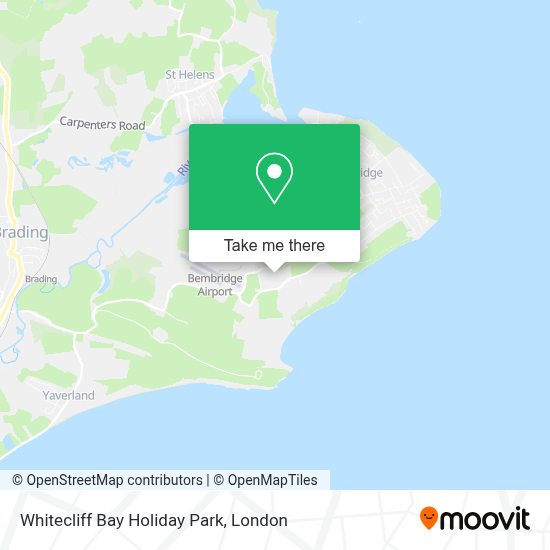 How to Get to Whitecliff Bay Holiday Park in London by Bus, Train or ...