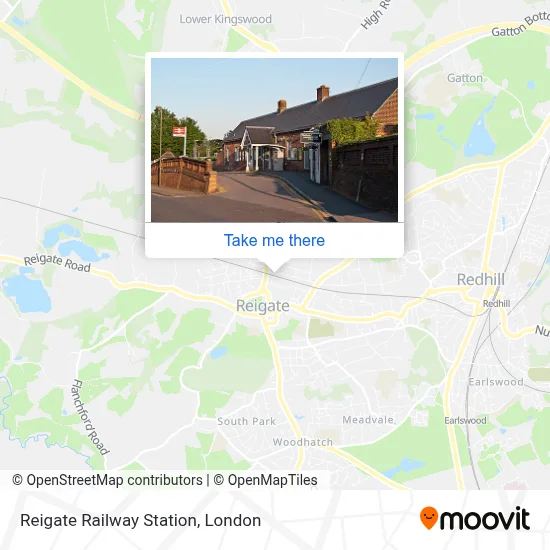 How to Get to Reigate Railway Station by Train or Bus?