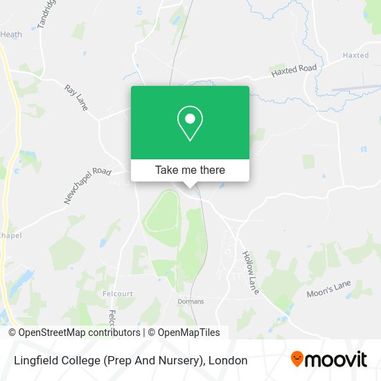 How to get to Lingfield College (Prep And Nursery) in Tandridge by ...