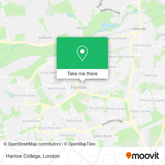 How to Get to Harlow College by Bus or Train?