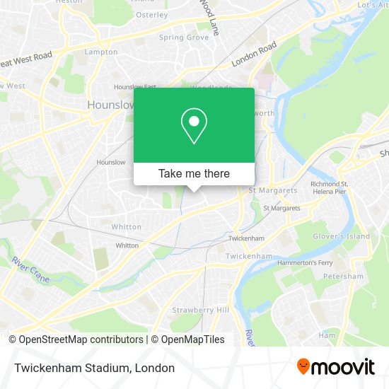 How to Get to Twickenham Stadium in Isleworth by Bus, Train or Tube?