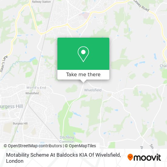 How to get to Motability Scheme At Baldocks KIA Of Wivelsfield in Lewes ...